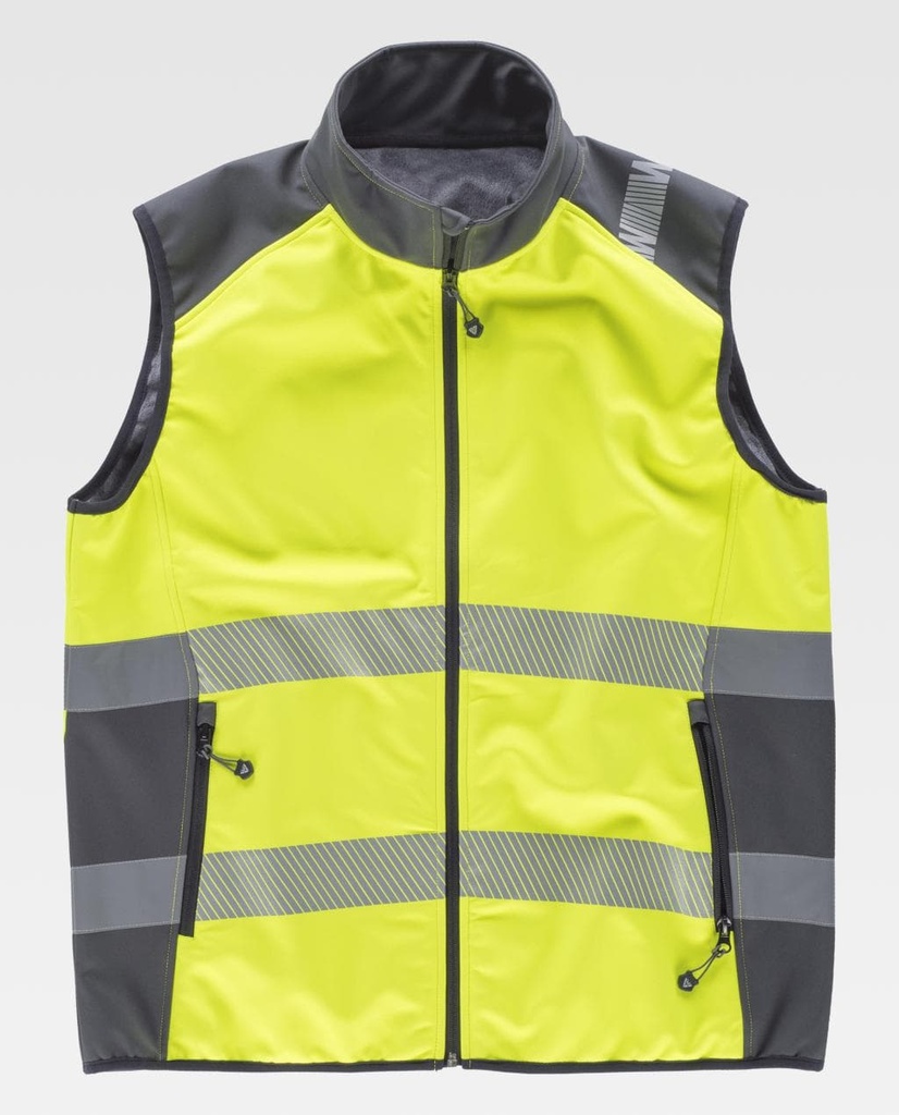 Chaleco softshell alta visibilidad S9231 | Janfer